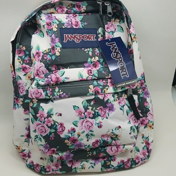 Jansport | Bags | New Jansport Superbreak Floral Flower Backpack | Poshmark